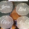 Personalised Shell Christmas Gift Tags, Calligraphy Favor Tags ...