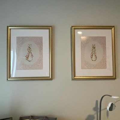 Peter Rabbit Nursery Decor Peter Rabbit & Friends Garden Scene Vintage ...