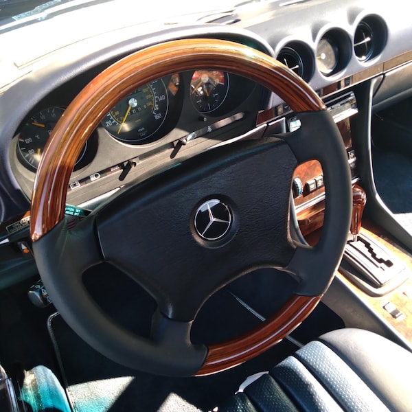 Mercedes Benz Wood Steering Wheel for W203 Mercedes Benz Amg Look ...