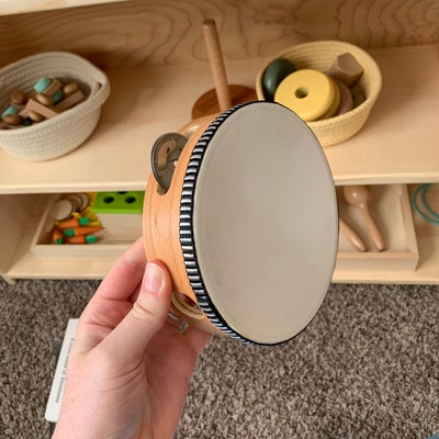 Wooden Desk Bells Set 8 Notes Diatonic Hand Bells Kids Musical ...