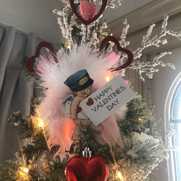 Valentine Dan Cupid*he is the Mailman and He Carries a Great Big Sealed ...