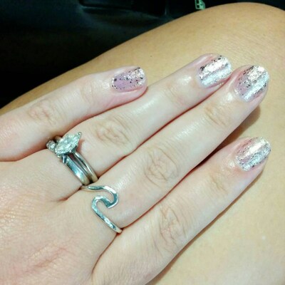 Silver Wave Ring, Sterling Silver, Hawaiian Jewelry, Handmade Maui ...