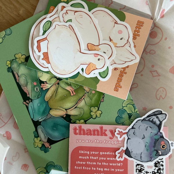 Duck Friends Sticker Pack | Duck Sticker | Matte Stickers | Laptop ...