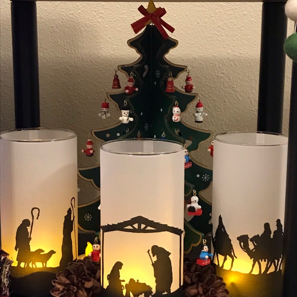10 Luminary Table Numbers 8.5 Inch Tall starry Night for Centerpieces ...