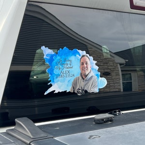 In Loving Memory Personalized Decal Loss of Loved One Car Sticker ...