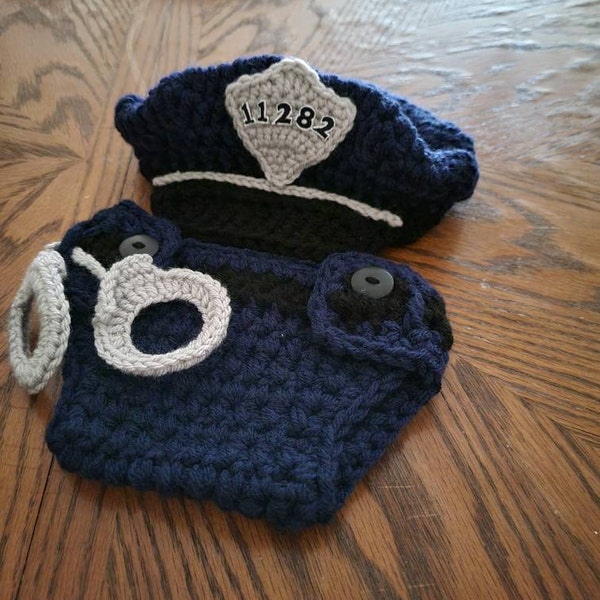 Baby Police Outfit - Newborn Police Set - Baby Boy Police - Police Baby ...