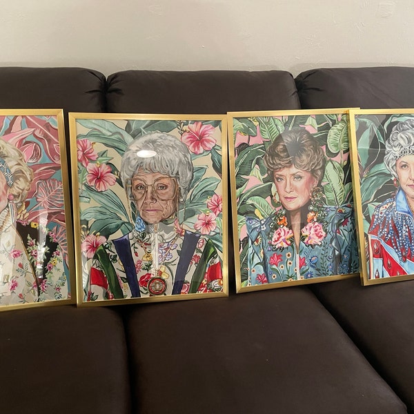 Blanche - Blanche Devereaux - Acrylic Painting - Rue Mcclanahan - Art ...