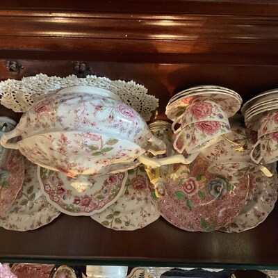 35pc Villeroy and Boch, Wild Rose Series Extensive Breakfast Service for 6. Wedding or Shower ...