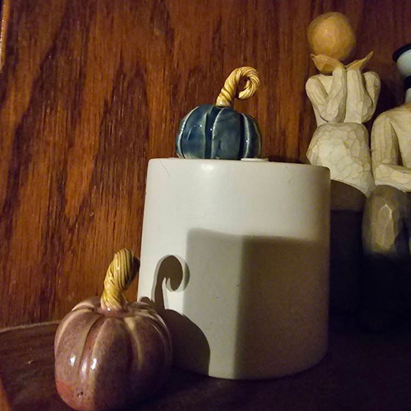 Hand Made Ceramic Stoneware Mini Miniature Pumpkin Pumpkins Fall Decor ...