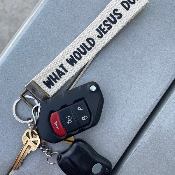 Faith Wristlet Keychain, Make Heaven Crowded Keychain, Christian ...