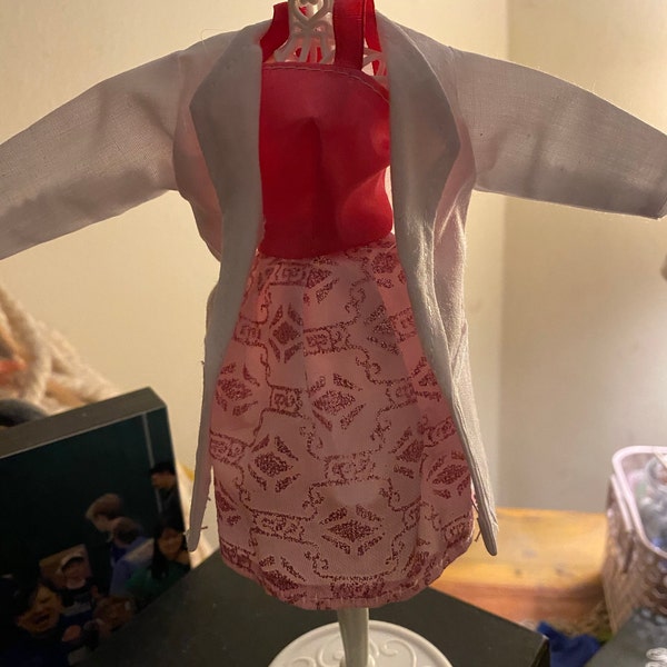 White Two Pocket Lab Coat-will Fit 11.5"dolls - Etsy