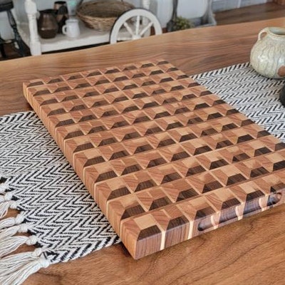 Endgrain Cutting Board, End Grain Cutting Board Designs, Unique 3d ...