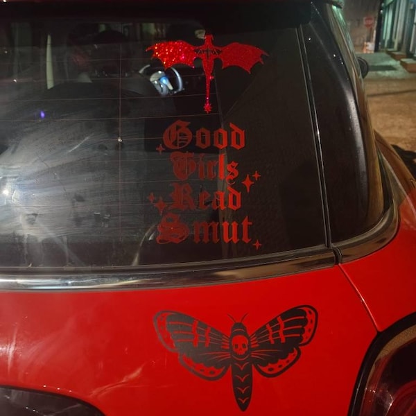 Death Head Moth Decal, Goth Car Decal, Gift for Her, Gift for Him - Etsy