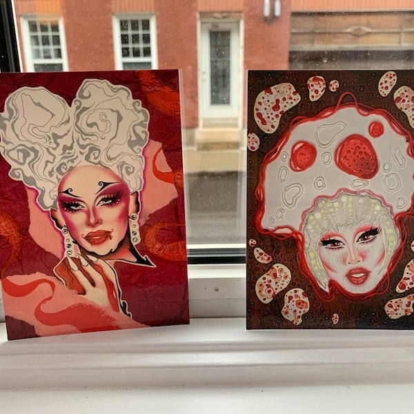 Jimbo 'AI Alien' Drag Race Art Print, Drag Queen Art Print Postcard - Etsy