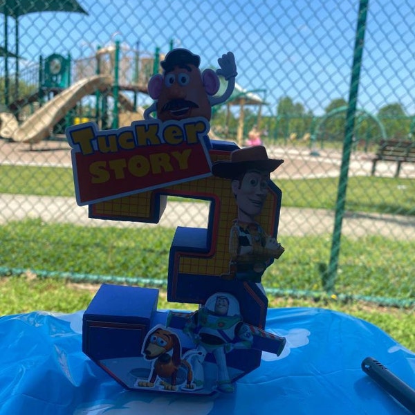 3D Number or Letter Toy Story - Toy Story Party Decoration - Birthday ...