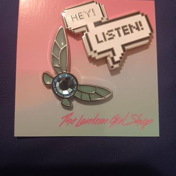 The Legend of Zelda - Hey Listen! Navi Pin Set! - Etsy