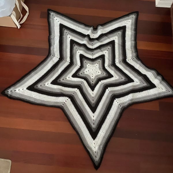 Custom Crochet Star Rug - Etsy