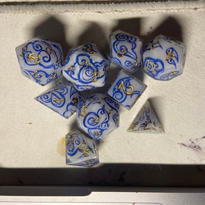 Zero-one hatsune Miku Inspired Dice Set for Dungeons and Dragons ...