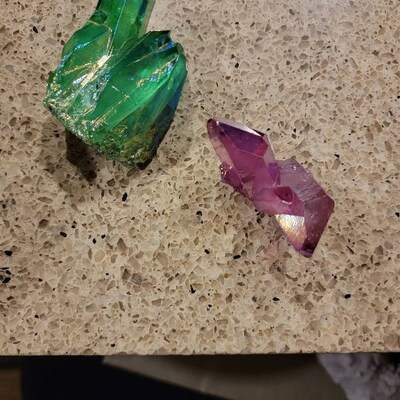 About60-75g Rare Beautiful Purple Flame Aura Quartz Crystal - Etsy