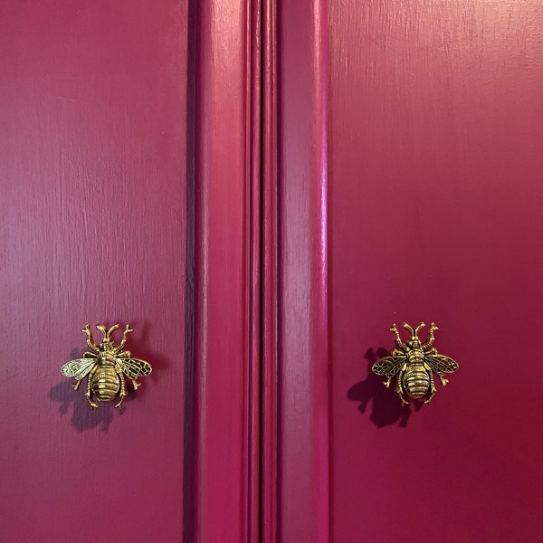 Modern Rose Gold Cabinet Handles Kitchen Knob Pull Wardrobe Furniture ...