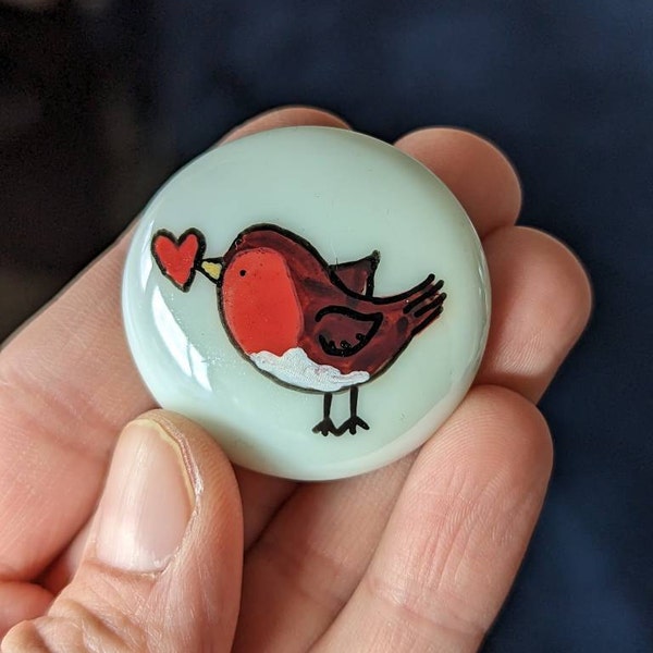 Positivity Pocket Hug Pebbles Handmade Hand Painted Happiness Courage ...