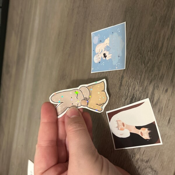 Sad Blue Bunny Sticker - Etsy