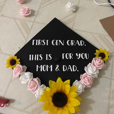 Custom Graduation Cap Iron on Transfer, Graduation Cap Decal, Custom ...