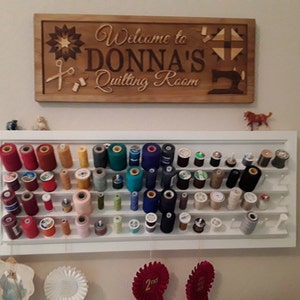 Personalized Sewing and Quilting Room Signs Wood Name Sign Gift for ...