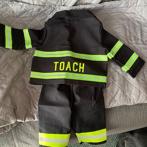 Firefighter Personalized TAN Toddler Firefighter Jacket - Etsy
