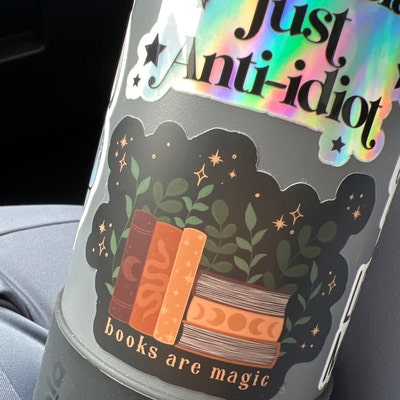 Books Are Magic Waterproof Sticker Bookish Laptop and Water Bottle ...