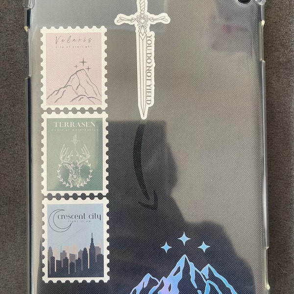 SJM Cities Stamp Sticker Pack VINYL STICKER Velaris City of Starlight ...