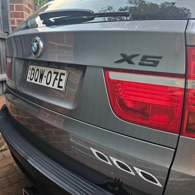 Gloss Black M5 Trunk Tailgate Sticker Decal Badge Emblem for BMW M5 F10 ...