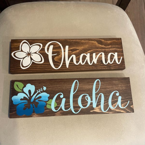 Ohana, Ohana Wood Sign, Ohana Means Family, Ohana Wood Sign, Hawaiian ...