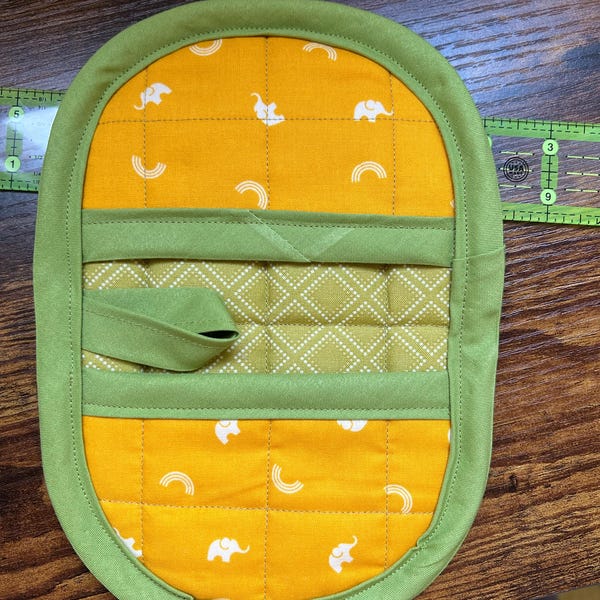 Double Pocket Potholder PDF Pattern: Easy Sew Tutorial (digital ...