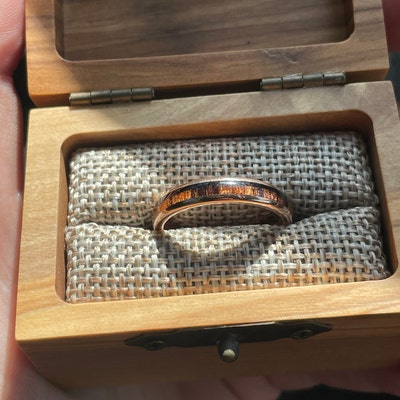 Mens Rose Gold Guitar String Wedding Band Rose Gold Guitar - Etsy