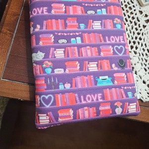 Library Card Book Sleeve, Reading Accessories, Book Lover Gift, Bookish ...