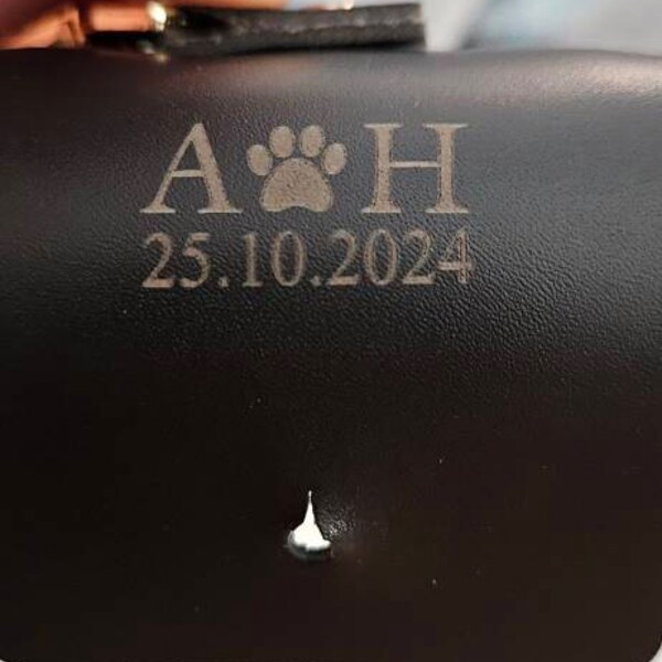 Personalised Leather Ring Box-dog Proposal Engagement Ring Box-ring ...