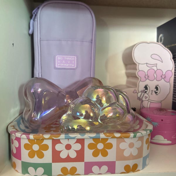 Stash Box With Rolling Tray Lid, Metal Storage Kit - Container for ...