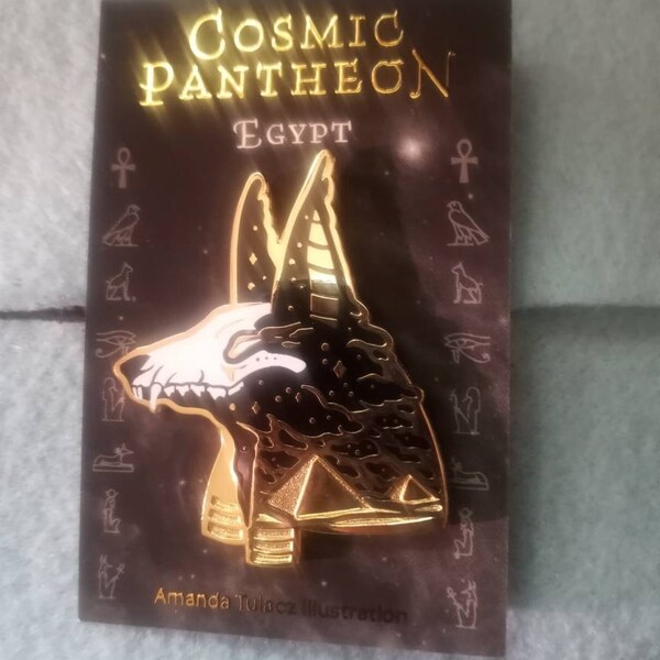 Anubis Enamel Pin - Cosmic Pantheon Egypt, Egyptian Gods, Egyptian ...