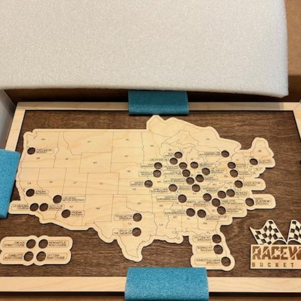 50 States Map, Tracker, FLOATING QUICKSHIP the ORIGINAL Viral, Travel ...