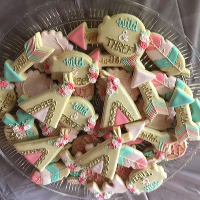Young, Wild and Three Tribal Sugar Cookies - Etsy