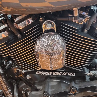 Harley Davidson Custom Derby Cover Dragon Cross purple - Etsy