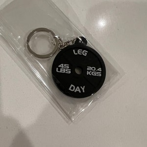 Customizable 45 LB Weight Keychain - Etsy