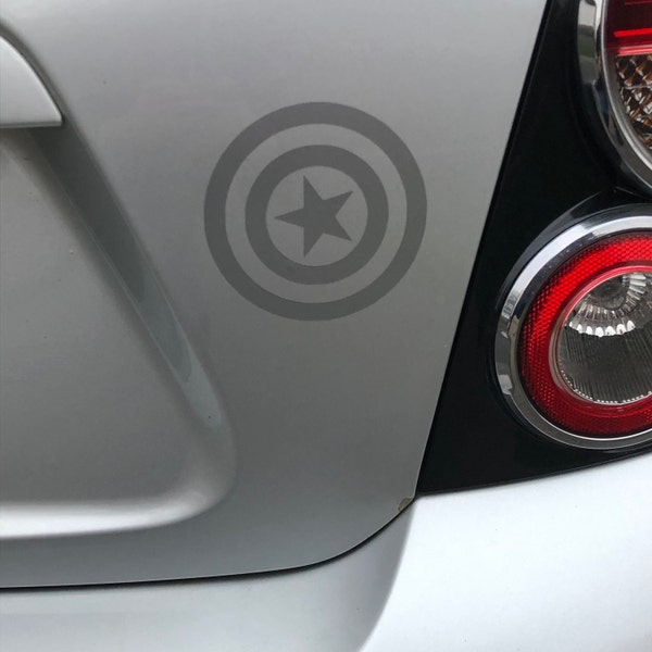 Captain America Vinyl Decal Sticker - Etsy