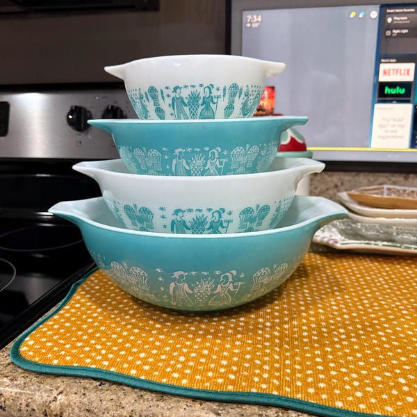 Set of 3 Pyrex Mixing Cinderella Bowl Display Stands 3D Printed - Etsy