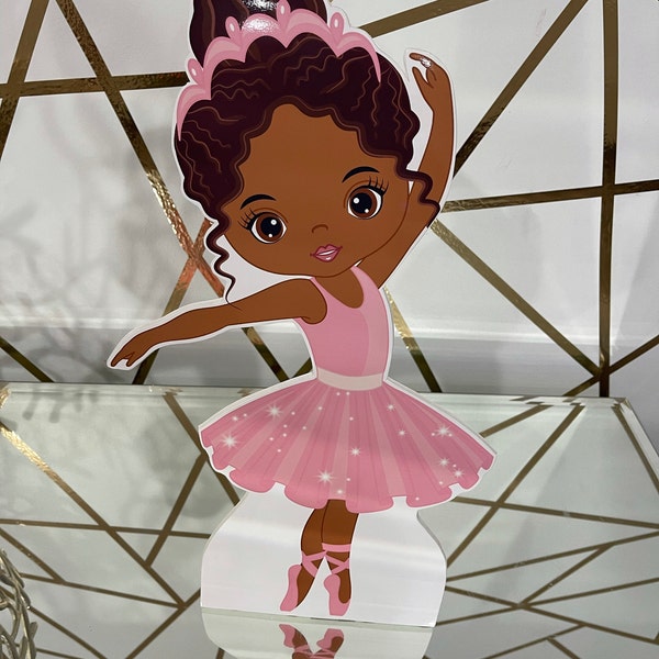 Ballerina Character Prop Kids Birthday Party Decoration Ideas Cutouts ...