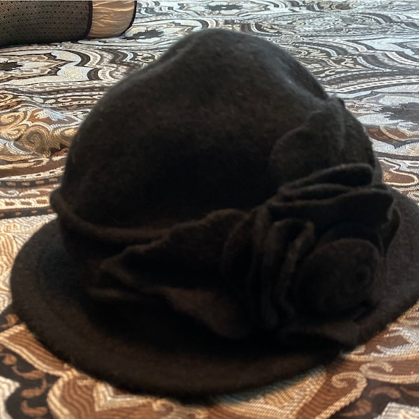Ladies Felted Hats, Womens Felt Hat, Winter Womens Hat, Felted Wool Hat ...