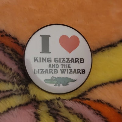 I Love King Gizzard and the Lizard Wizard 2.25 Inch Pin - Etsy