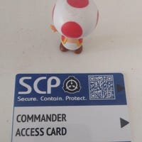 SCP Foundation Keycards - Etsy