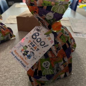 EDITABLE Halloween Favor Tags Boo Halloween Tags Halloween Trick or ...